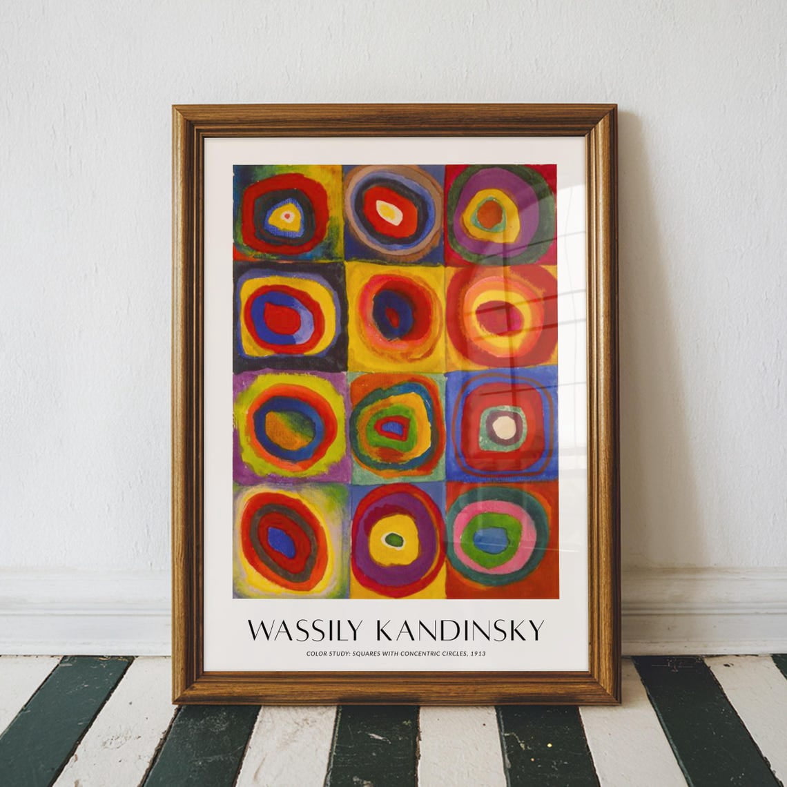 Color Study By Wassily Kandinsky, Abstract Wall Art Decor, Famous ...
