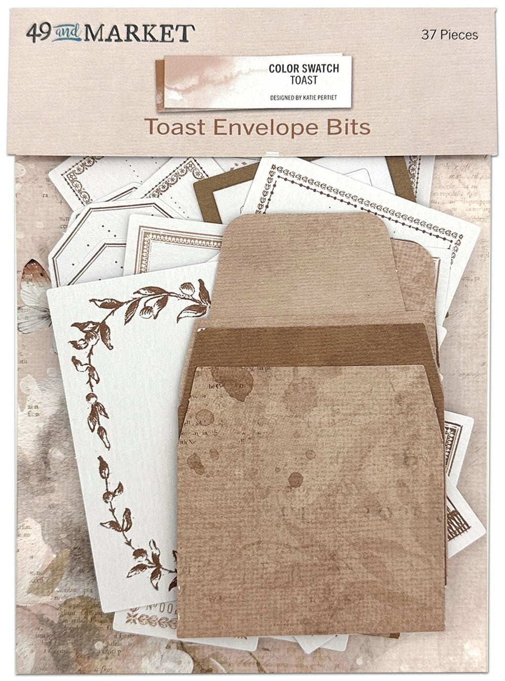 Color Swatch: Toast Envelope Bits-37/Pkg - Walmart.com