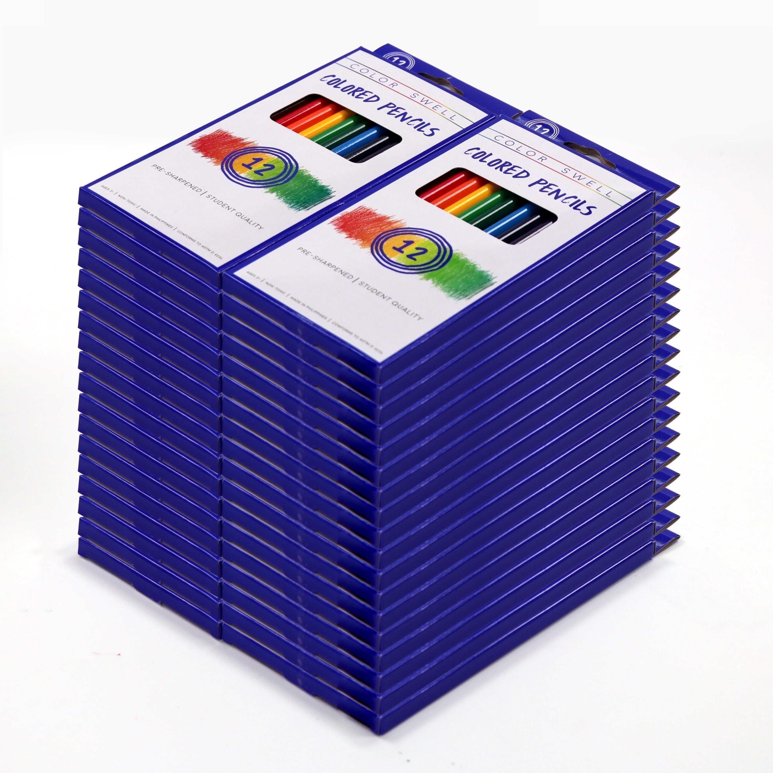Color Swell Bulk Colored Pencils - 36 Packs 12 Colored Pencils per Pack ...