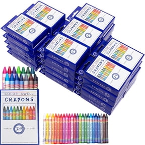 Crayola Crayons Bulk, 24 Boxes of 24 Assorted Colors, Classroom ...