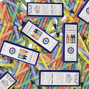 4 Pack Crayons