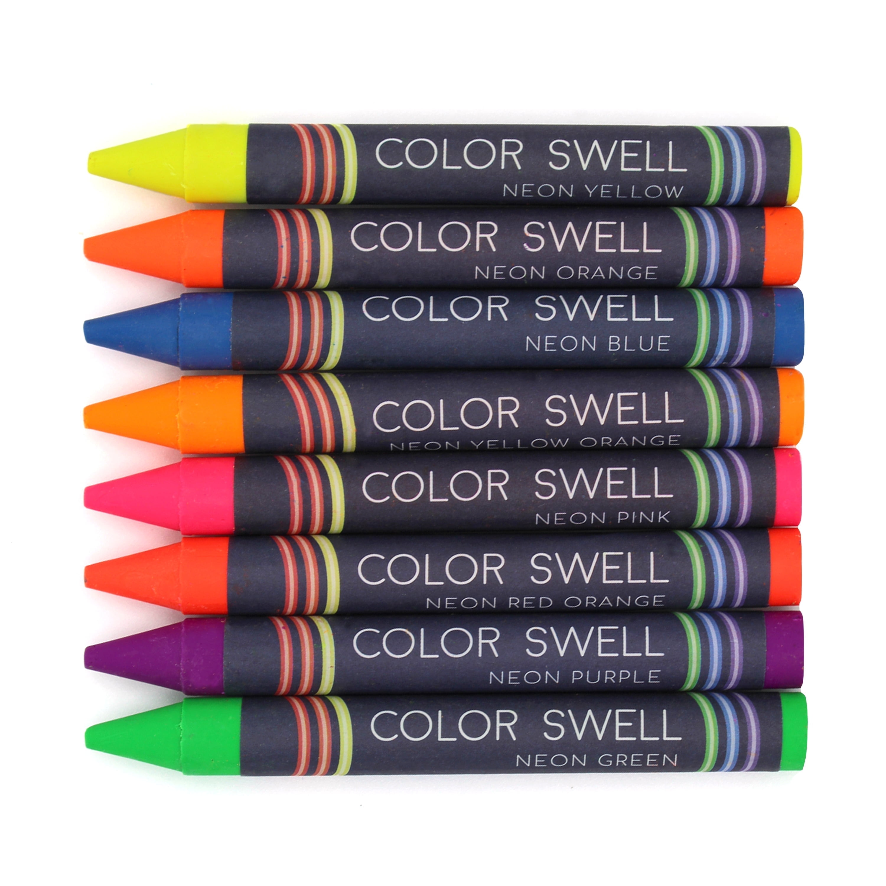 Color Swell Bulk Neon Crayons - 36 Packs of 8 Neon Crayons (864 Total ...