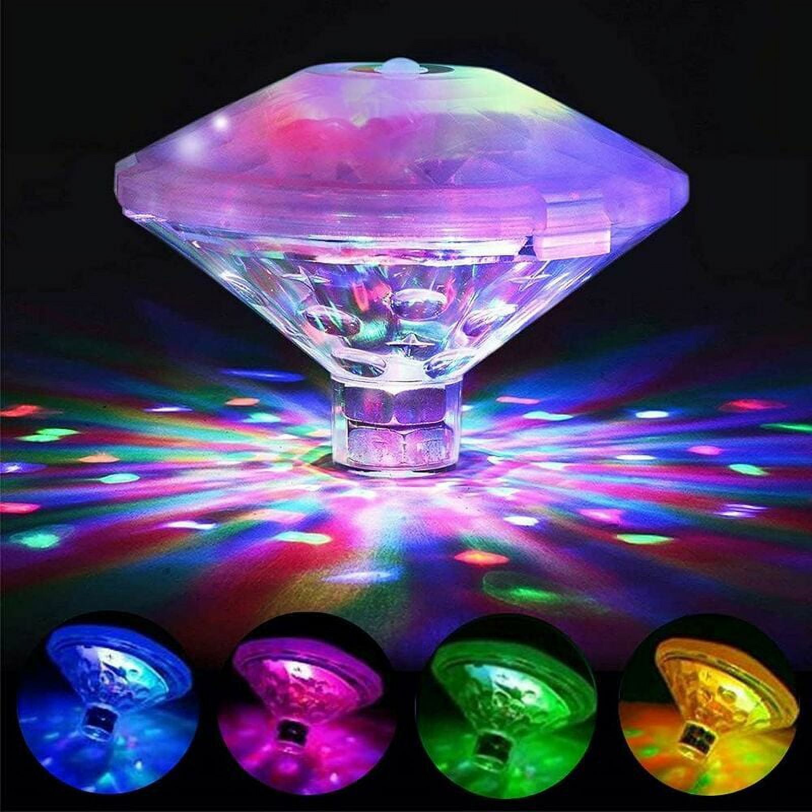 Color Swimming Pool Floating Lamp, Disco Bath Light, IP68 Submersible LED Light, LED Underwater ...