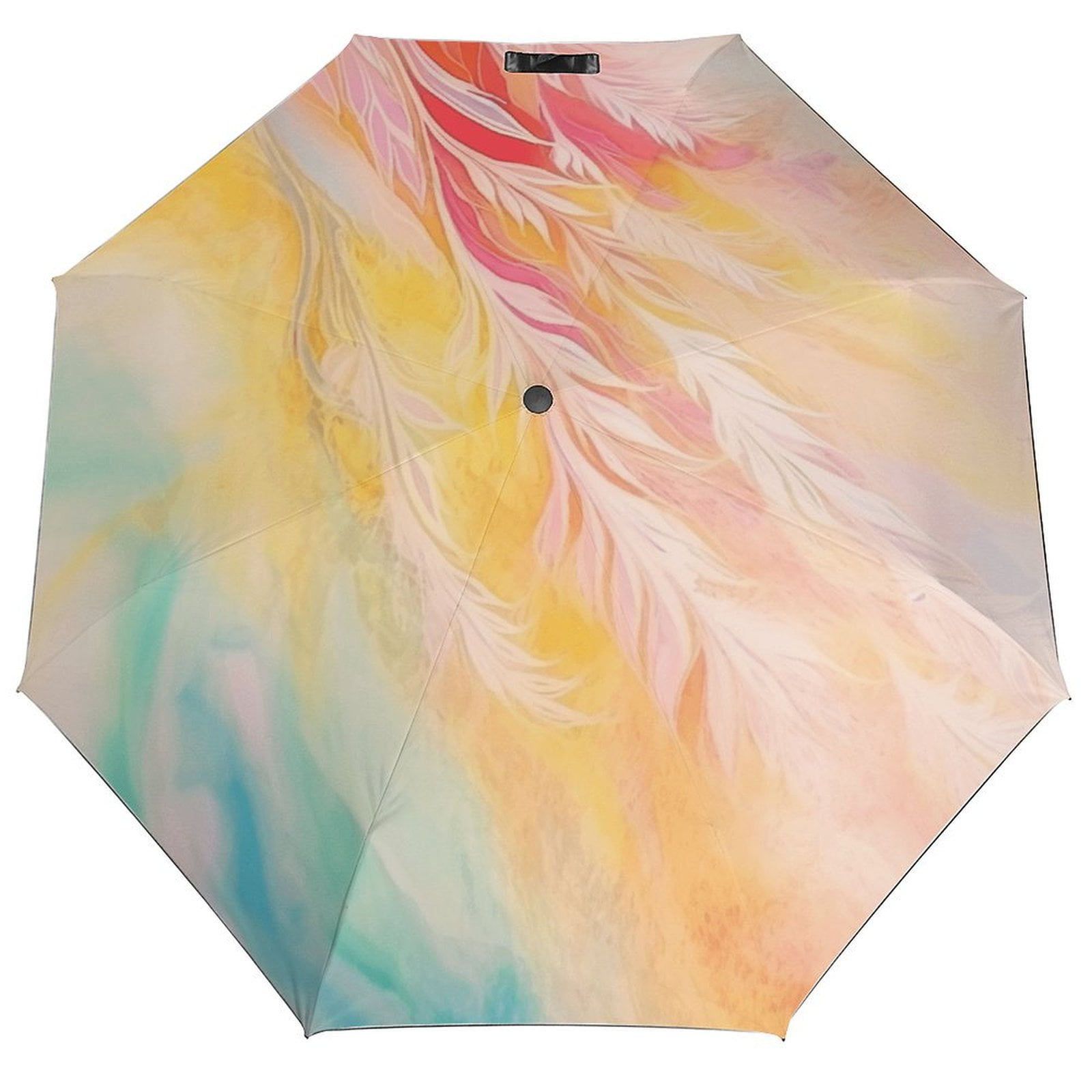 Color Texture Compact Windproof Travel Umbrella for Rain, Lightweight ...