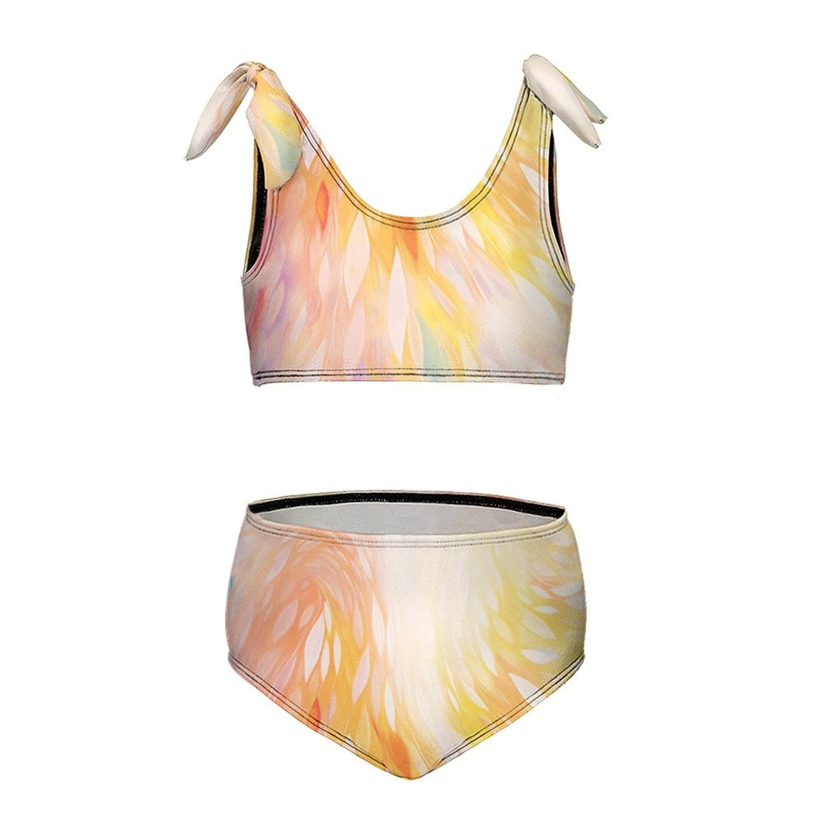 Color Texture Girls' 2-Piece Tankini Swimsuit - Walmart.com