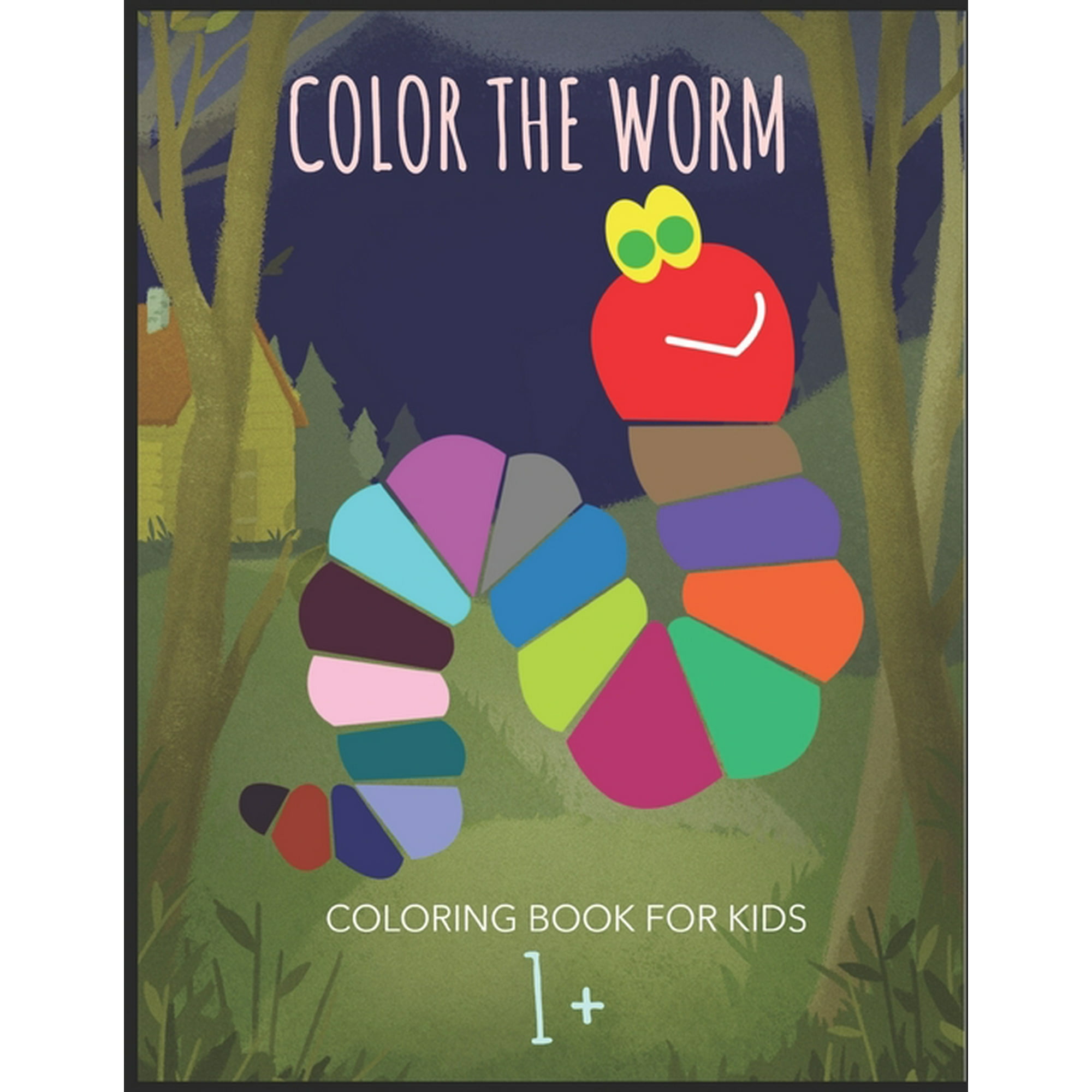 Book Worm Coloring Pages