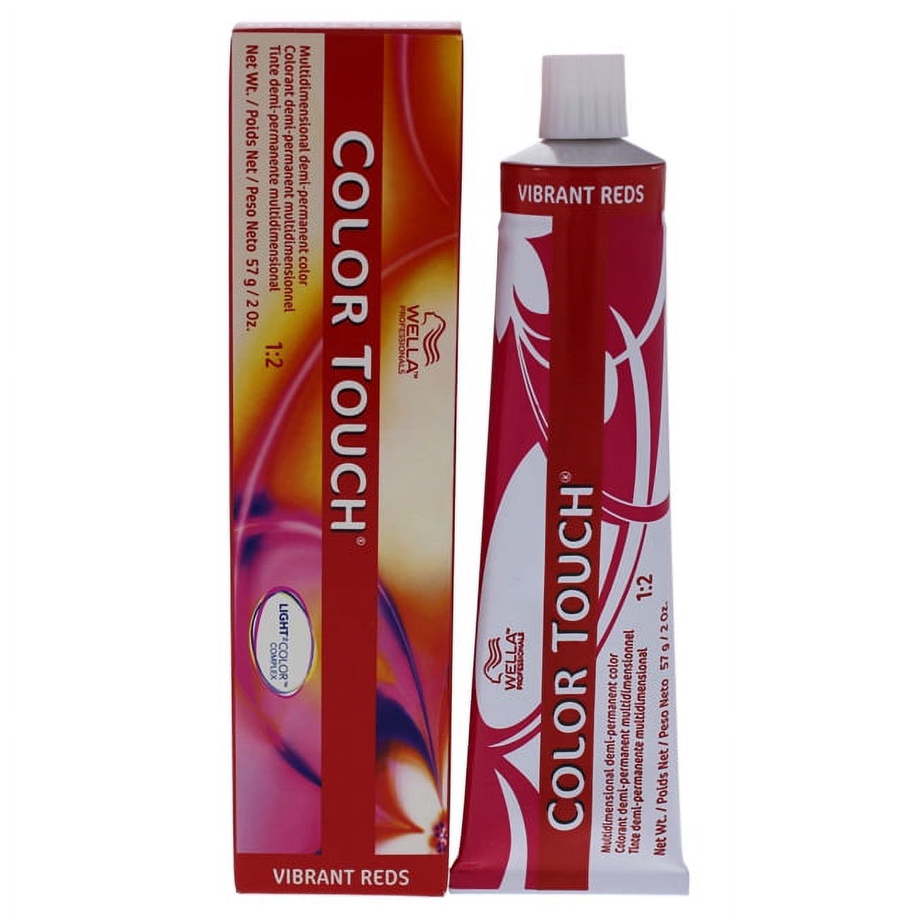 Color Touch Demi-Permanent Color - 4 5 Medium Brown-Red-Violet by Wella ...