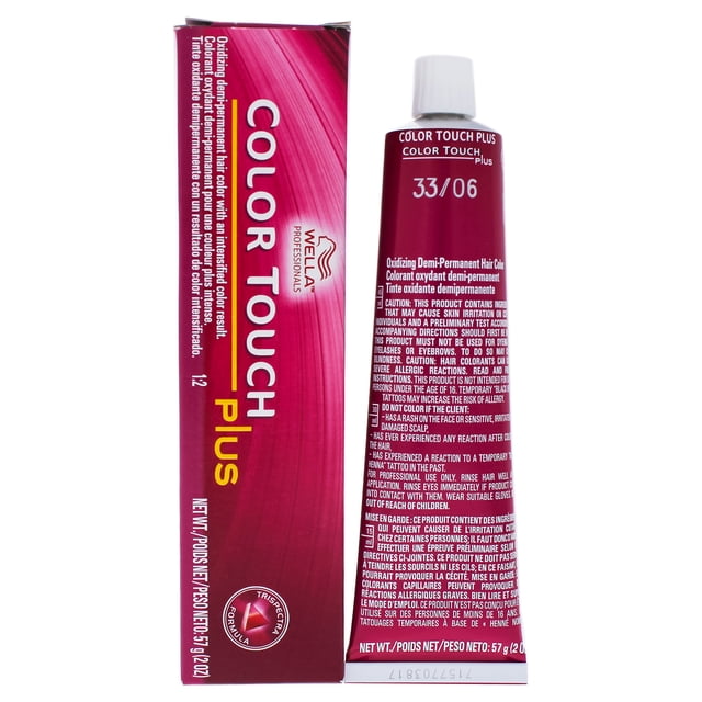 Color Touch Plus Demi-Permanent Hair Color - 33 06 Intense Dark Brown ...
