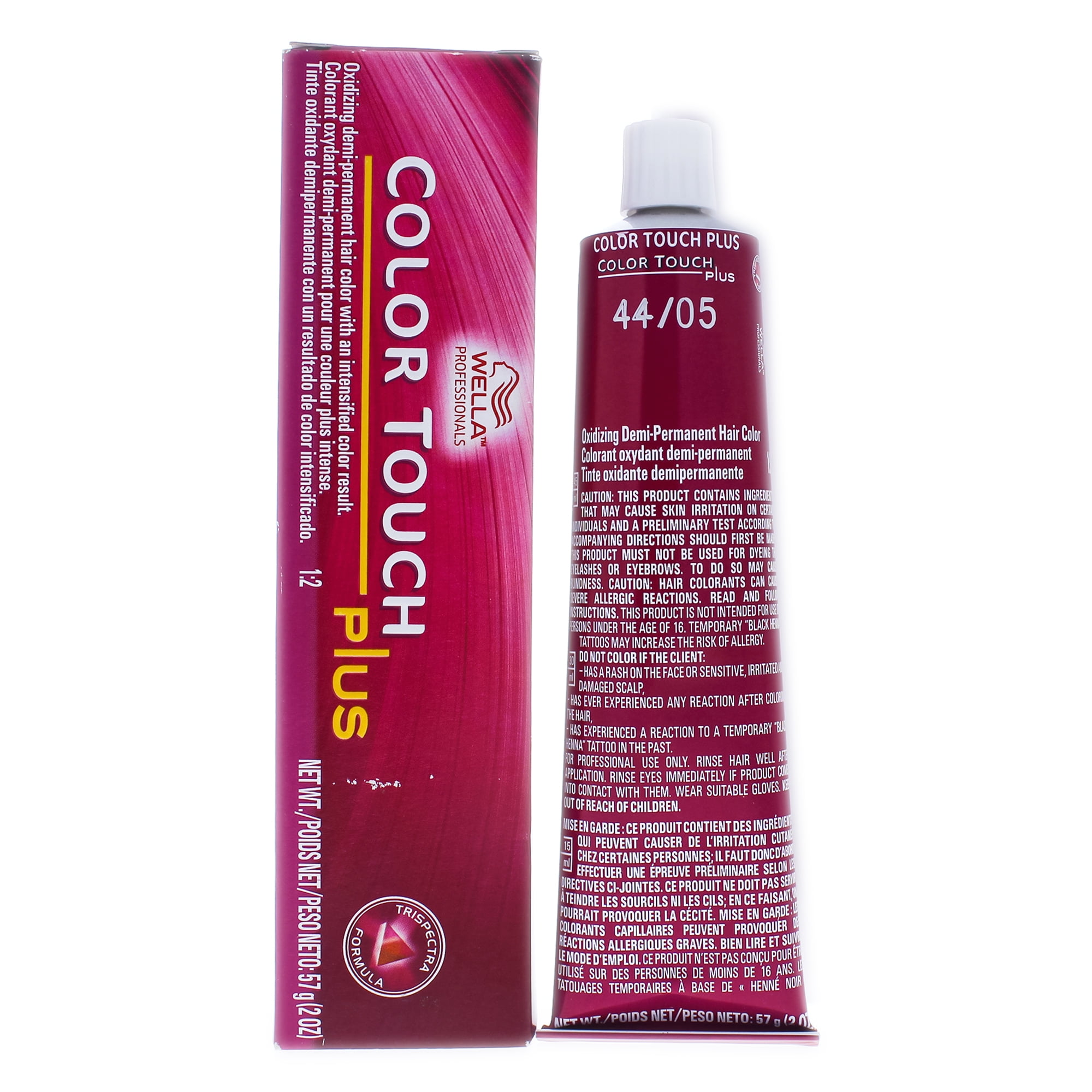 Color Touch Plus Demi-Permanent Hair Color - 44 05 Intense Med Brown ...