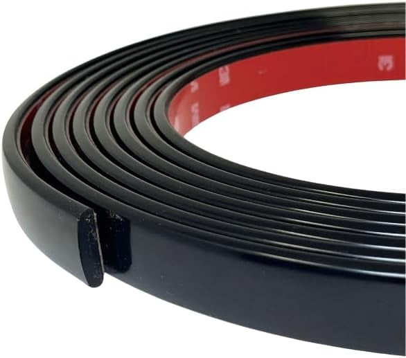 Color Trim 3/4" All Black Smooth Body Side Molding & Trim (PC02-16 Trim ...