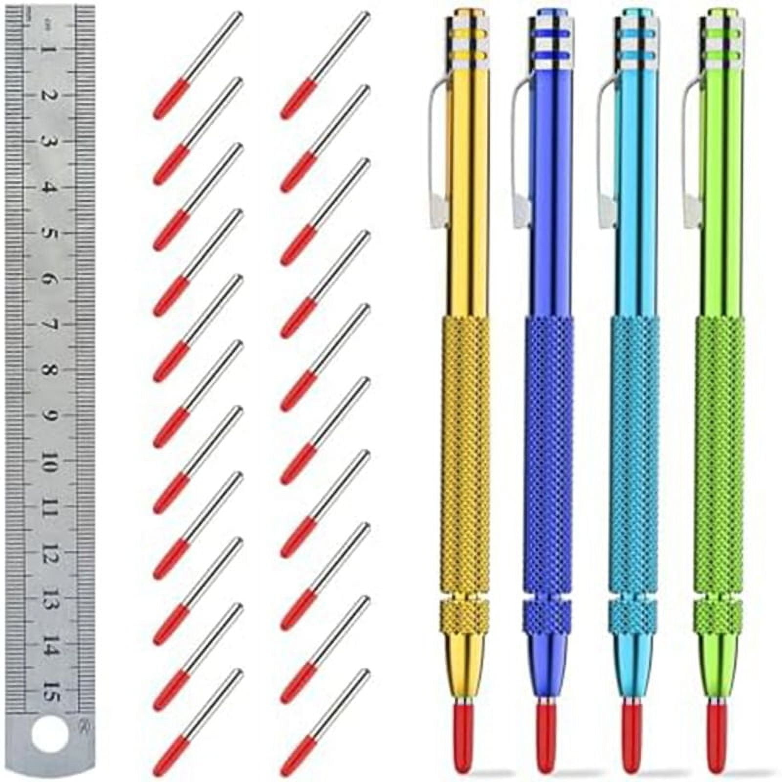 Color Tungsten Carbide Scriber with Magnet,A Ruler,with Extra ...