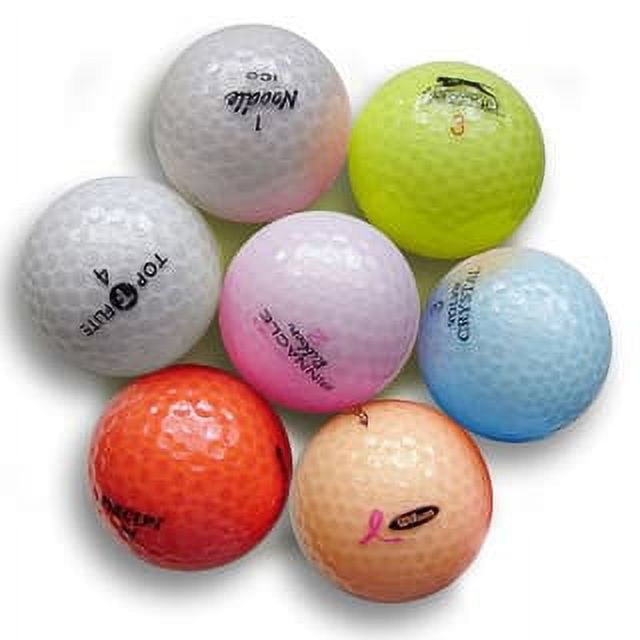 Lost Golf Balls Recycled Mix, 48 Color Golf Balls by Hunter Golf ...