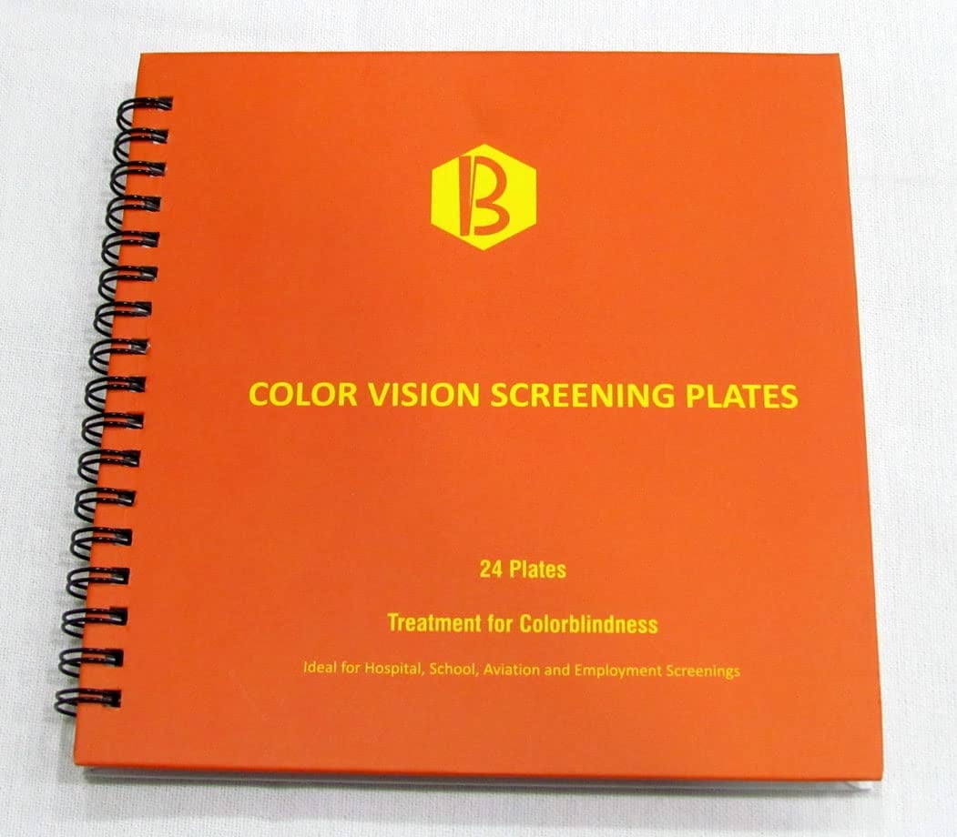 Color Vision Test Book 24 Plate Two Tests in one Book - Adult with ...