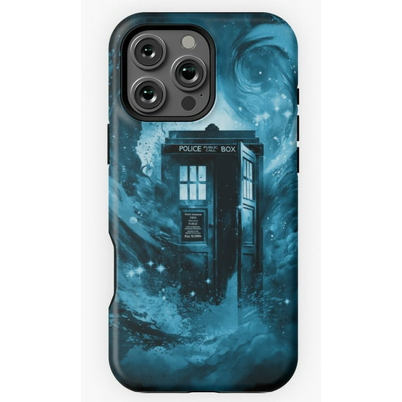 Color Vortex Blue Phone Case for iPhone 16 15 14 13 12 11 Pro Max ...