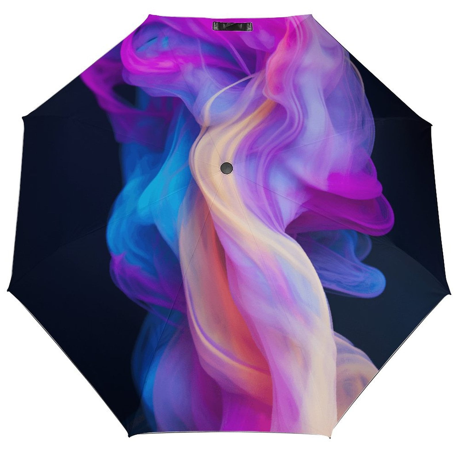 Color Vortex Tie Dyeing Automatic Sunny Umbrella, Sun Protection Shade ...