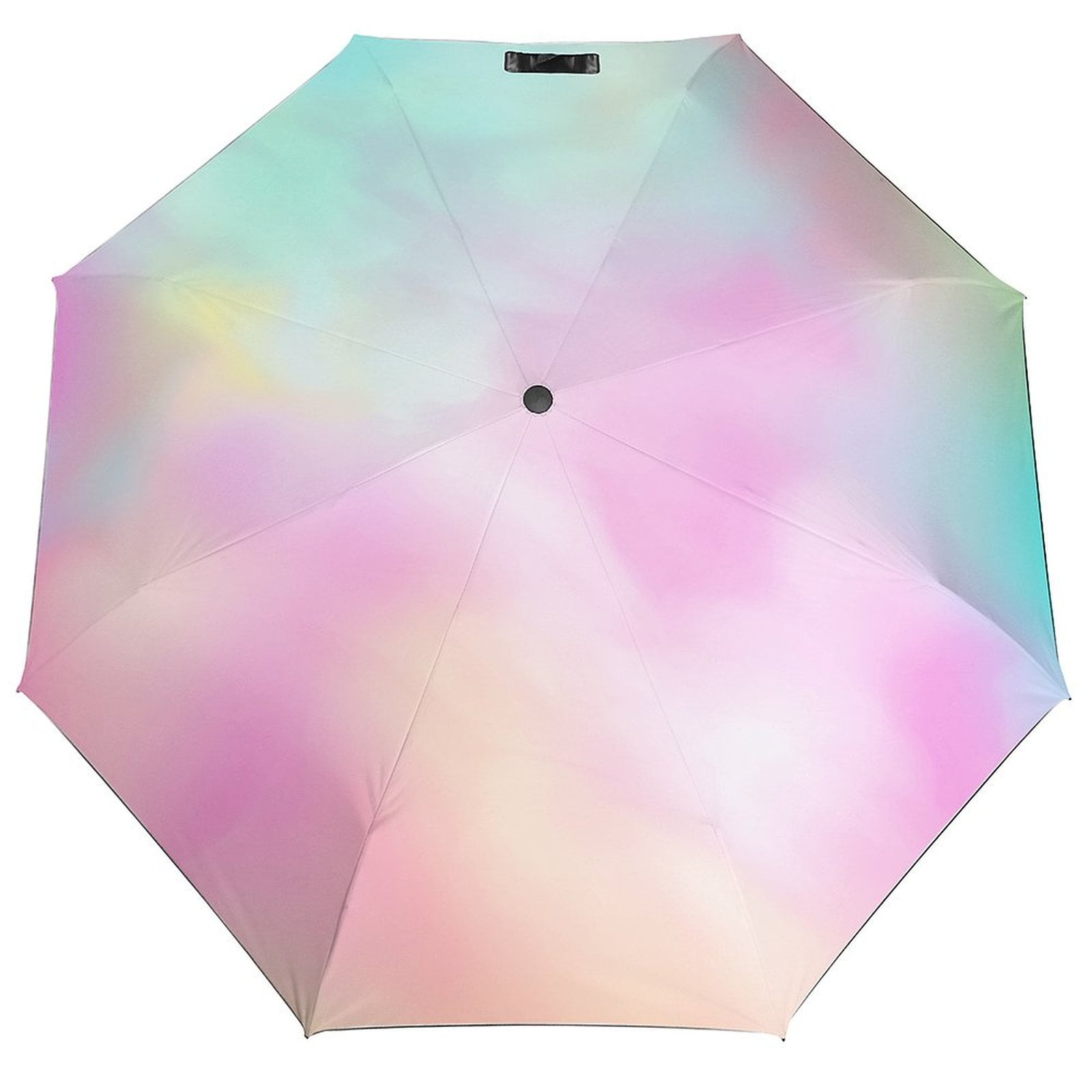 Color Vortex Tie Dyeing Automatic Sunny Umbrella, Sun Protection Shade ...