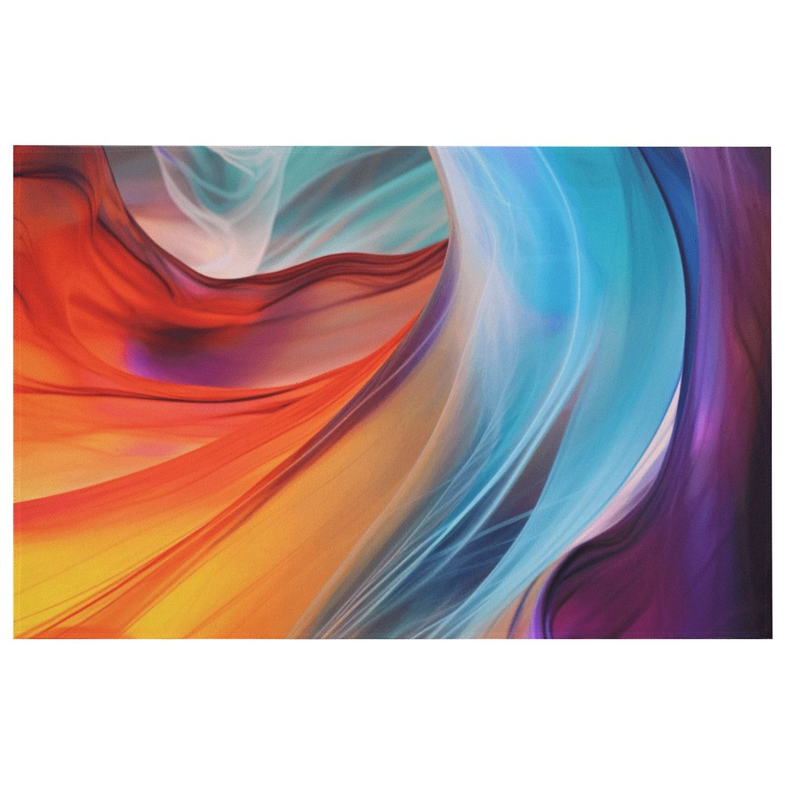 Color Vortex Tie Dyeing Rug - for Living Room, Bedroom, And Dining Room ...