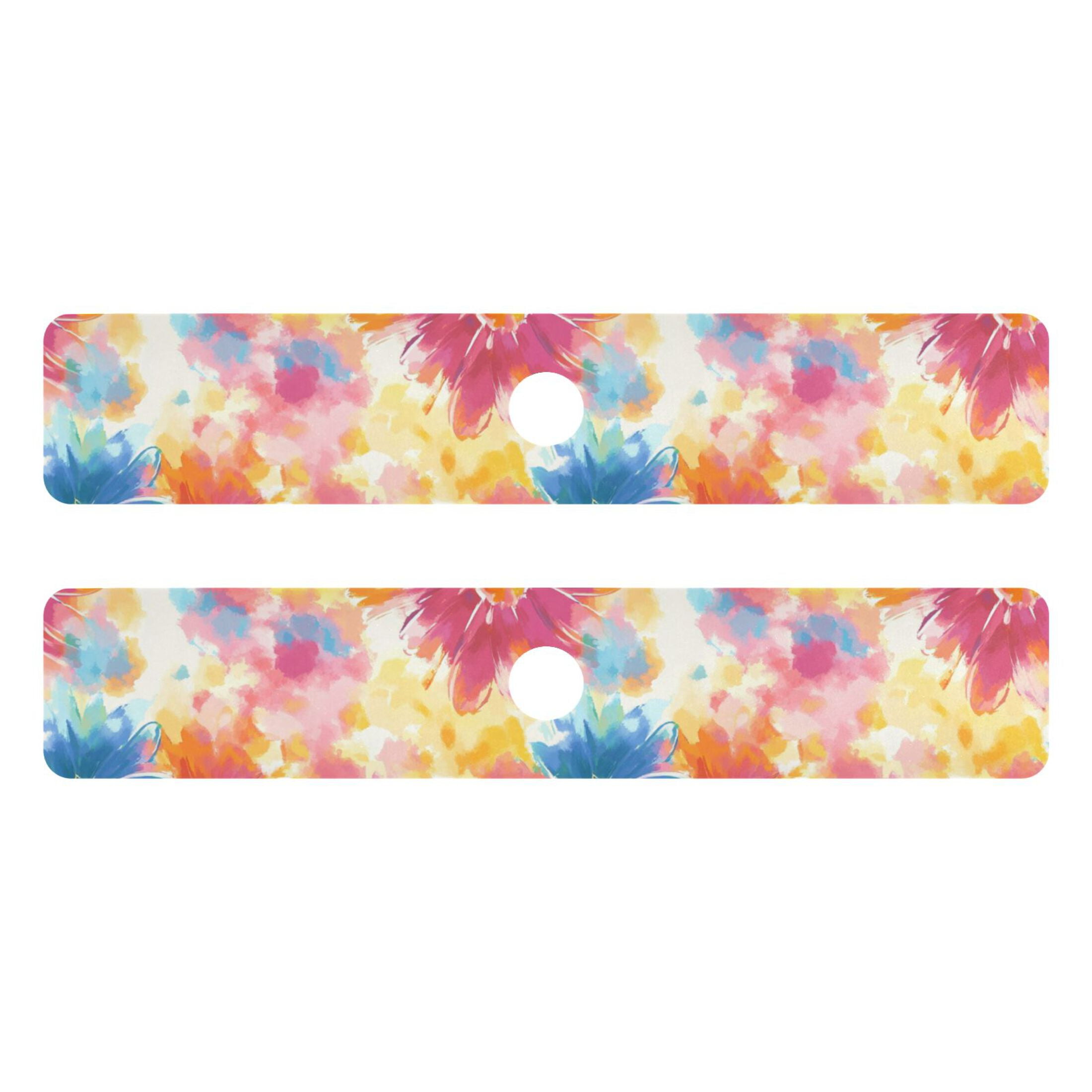 Color Watercolor Daisy Kitchen Sink Splash Guard, Silicone Sink Faucet ...