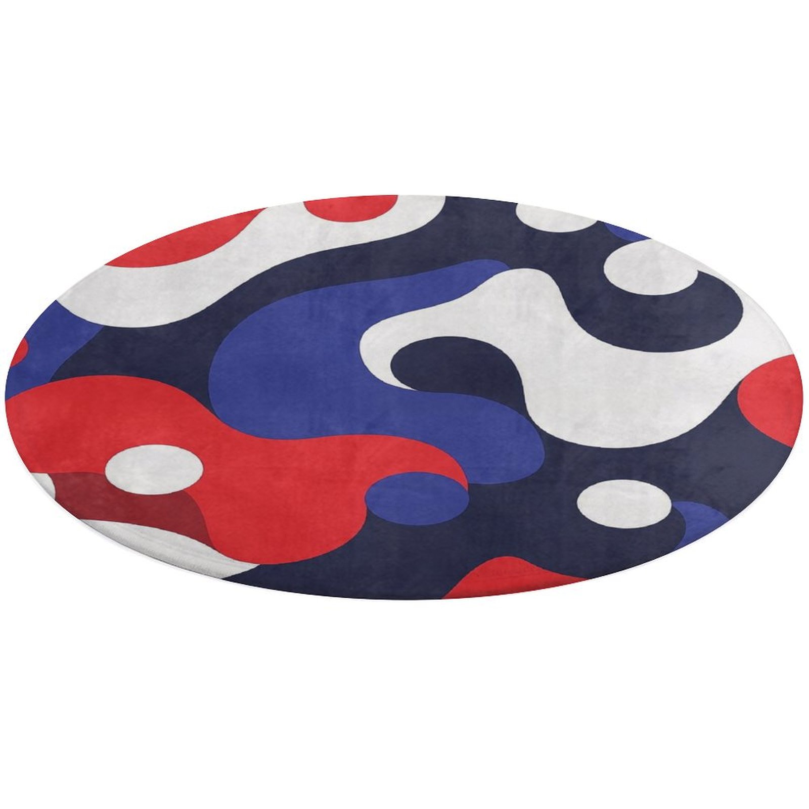 Color Wave Point Geometry Round Carpet Living Room Carpet Modern And ...