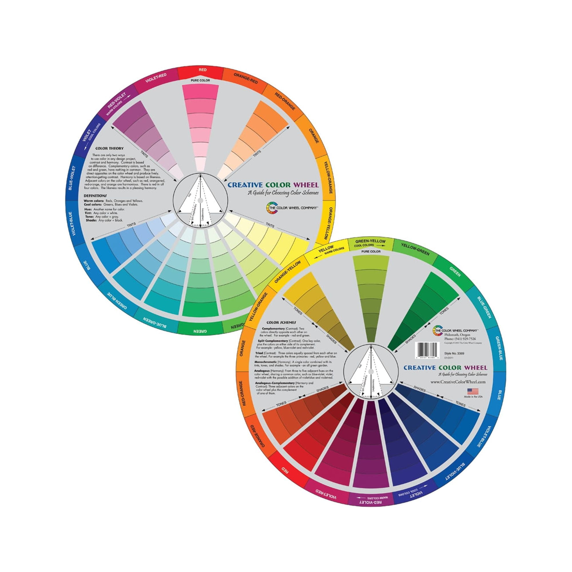 Color Wheel Co Creative Color Wheel, 9-1/4" Diameter - Walmart.com
