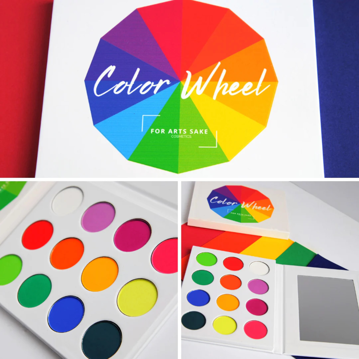 Color Wheel Rainbow Eyeshadow Palette - Walmart.com