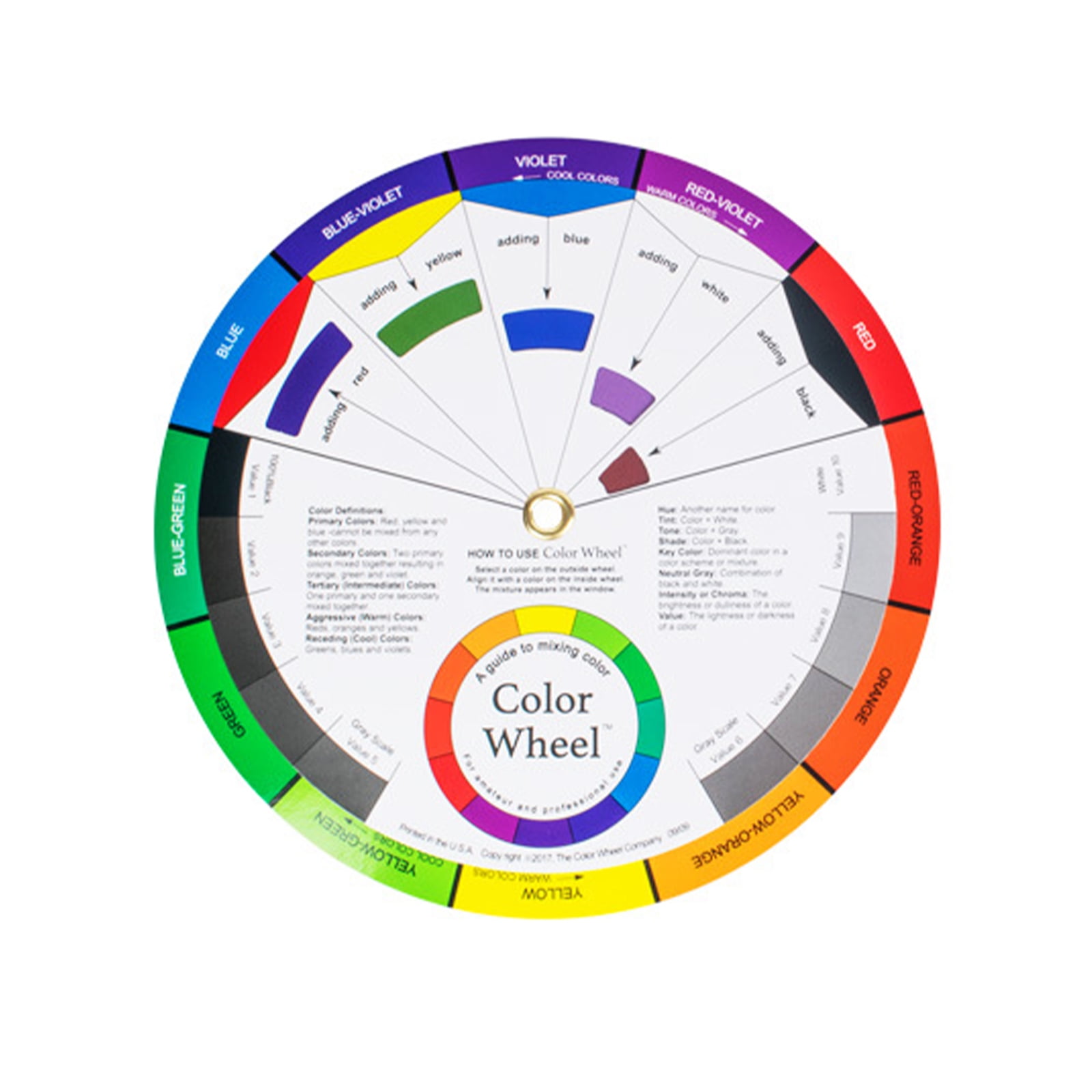 Color Wheel,Makeup Art Color Paint Nail Polish Paint Tattoo Color Wheel ...