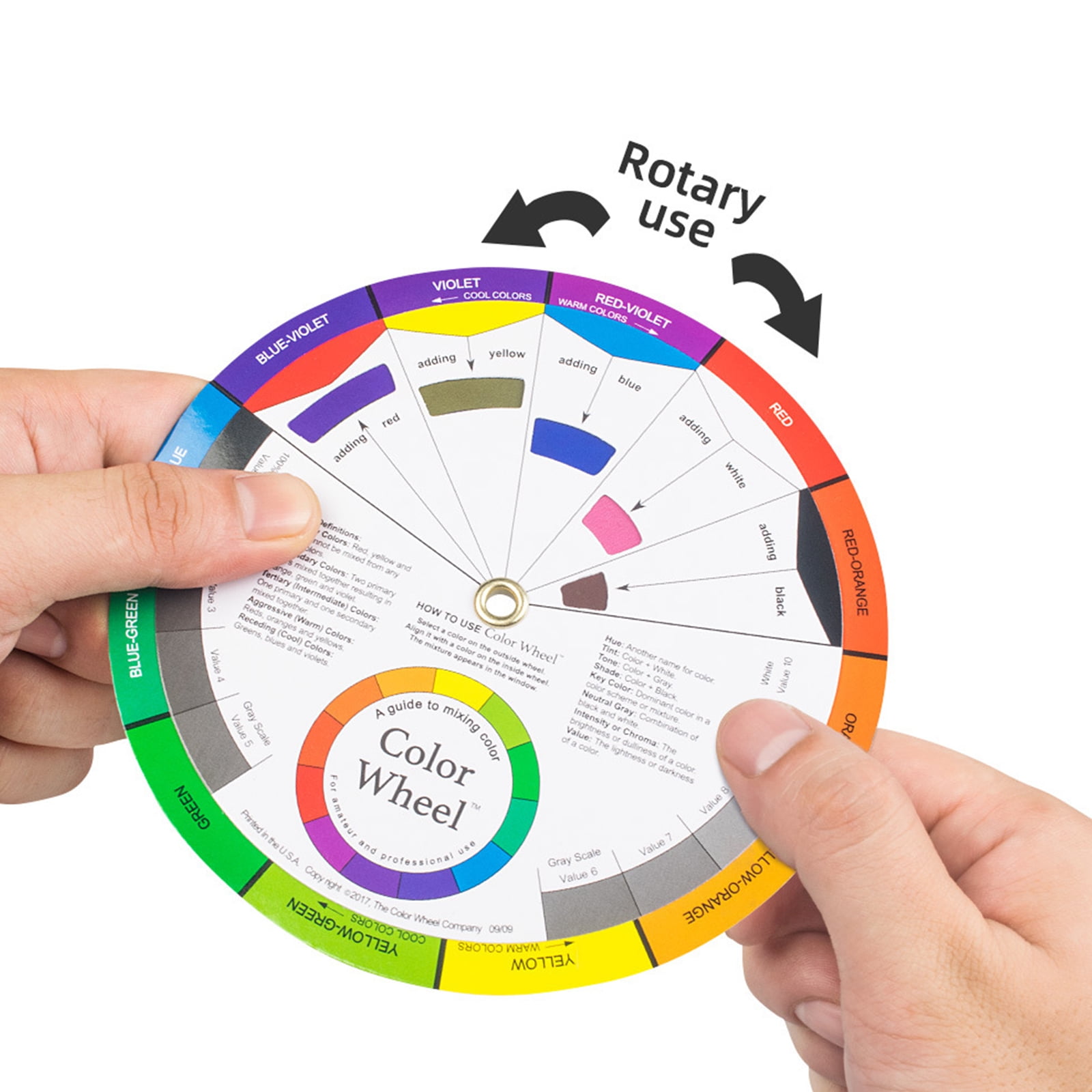 Color Wheel,Makeup Art Tool Tattoo Nail Polish Color Paint Tattoo Paint ...