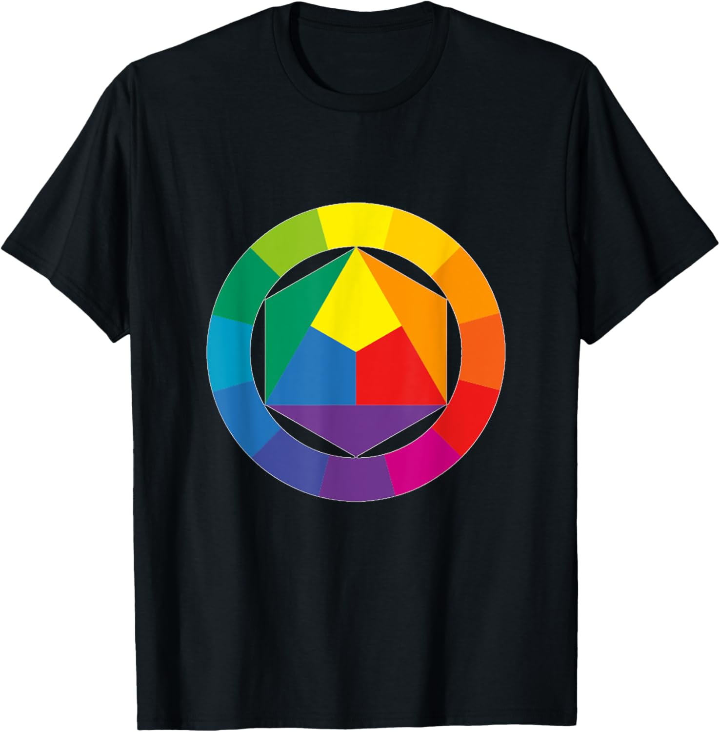 Color Wheel Palette Shirt Artist Painter Art Teacher Tshirt T-Shirt ...