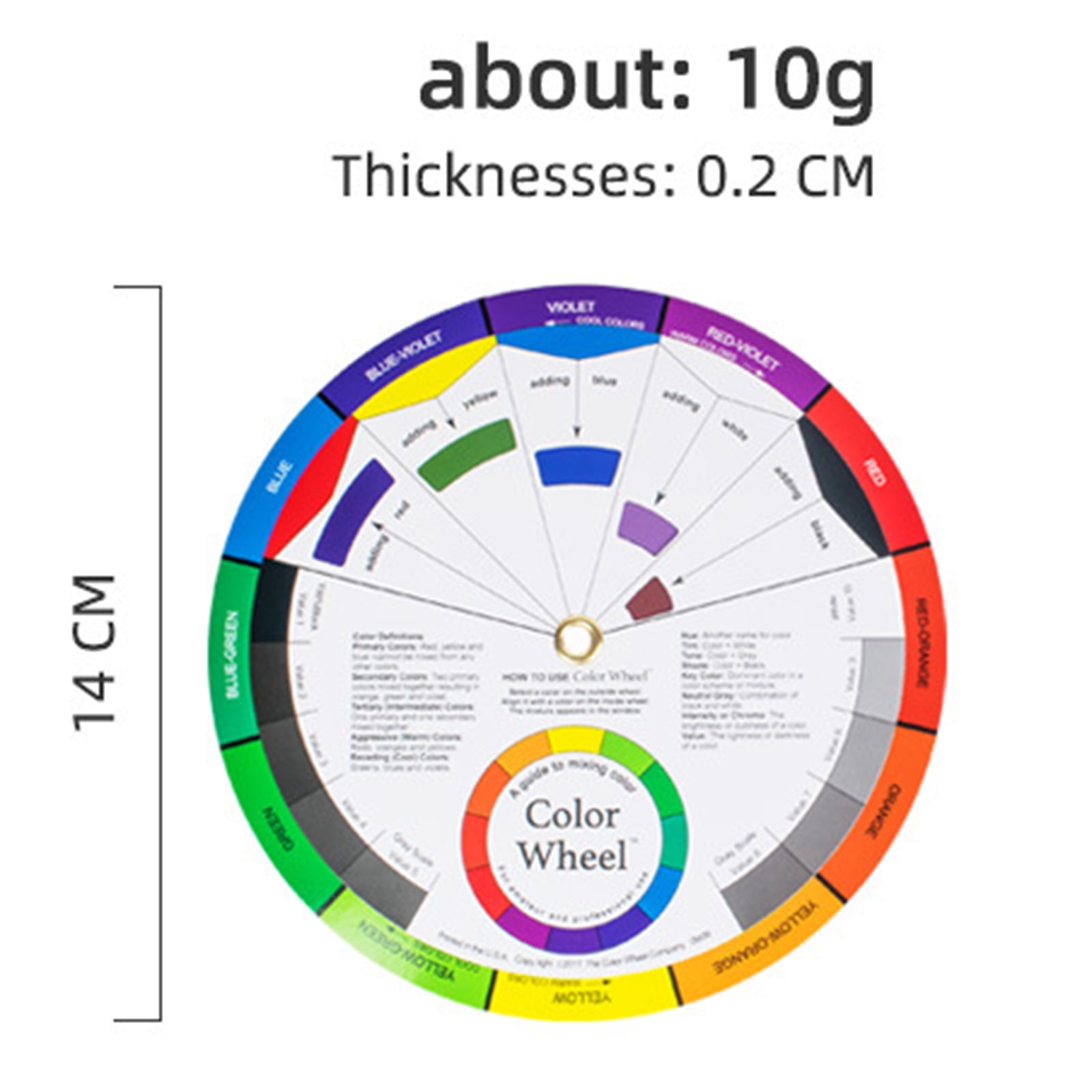 Color Wheel,Polish Makeup Art Color Wheel Color Makeup Art Tool Color ...