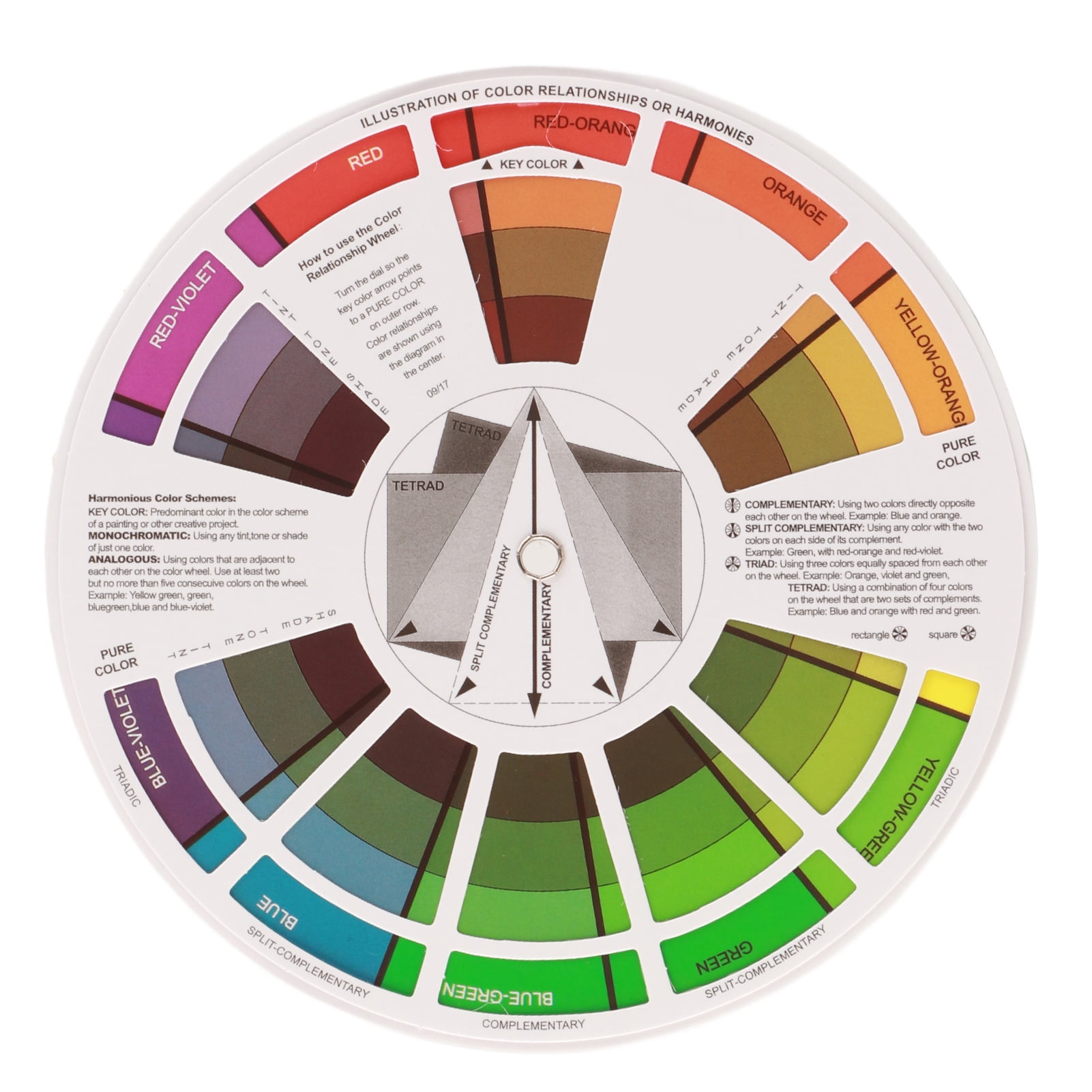 Color Wheel for Artists,Color Wheel Tattoo Ink Color Wheel Chart Tattoo ...