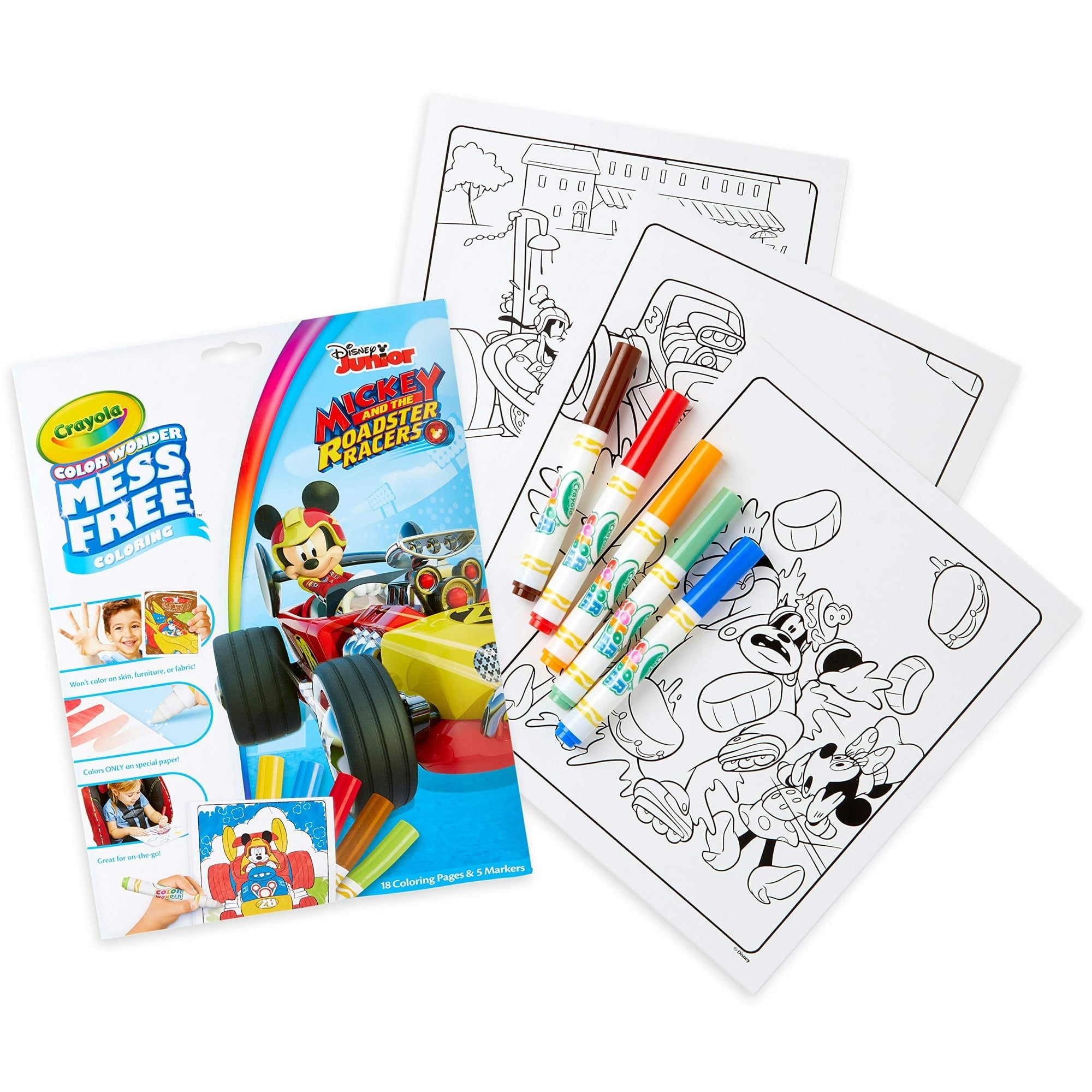 Color Wonder Mess Free Coloring Pad & Markers, Micky-mouse, 3 Set ...