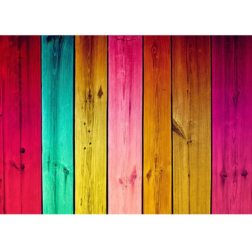 Color Wood Board Vinyl Backdrop Photography Prop For Children Baby ...