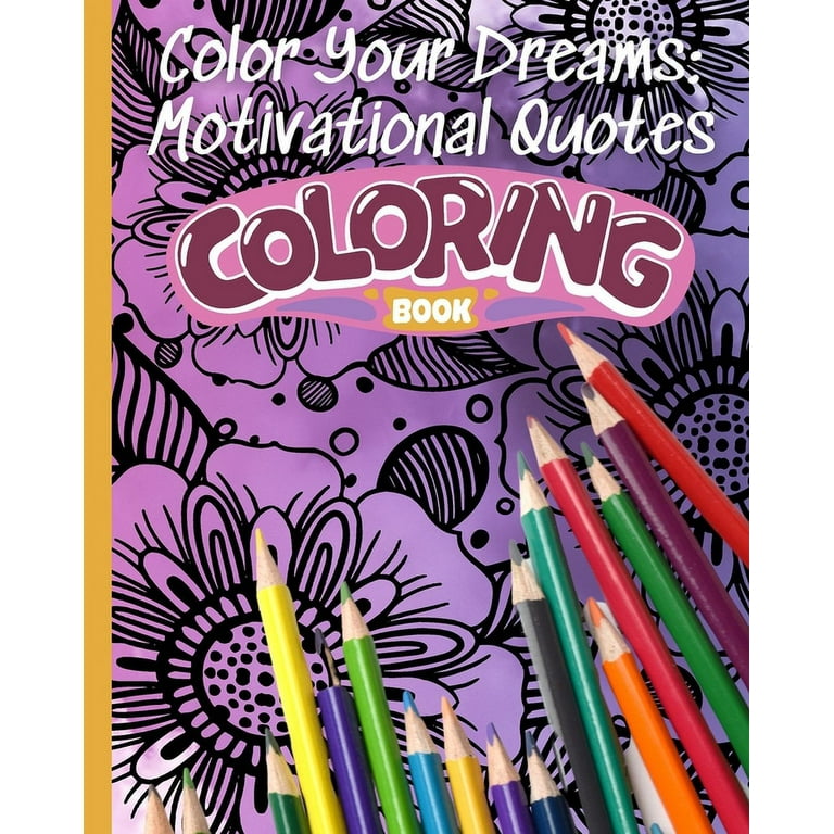 creative quotes coloring book pages colored