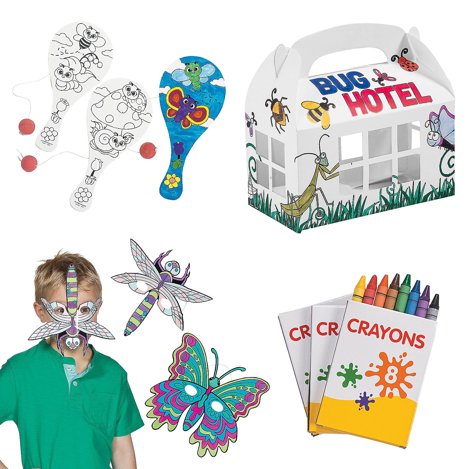 Color Your Own Bug Craft Kit Makes 36 - Walmart.com
