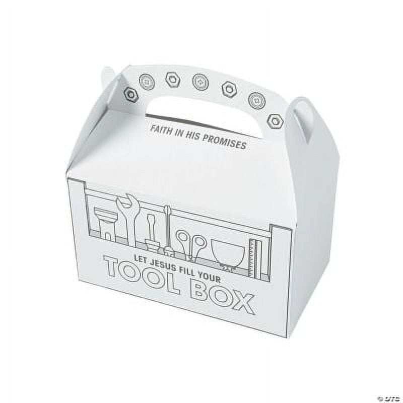 Color Your Own Construction VBS Treat Boxes, Party, Craft Kits, 12 ...