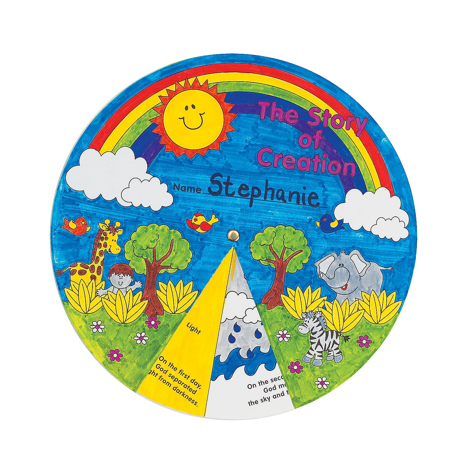 Color Your Own Creation Wheel - Craft Kits - 12 Pieces - Walmart.com