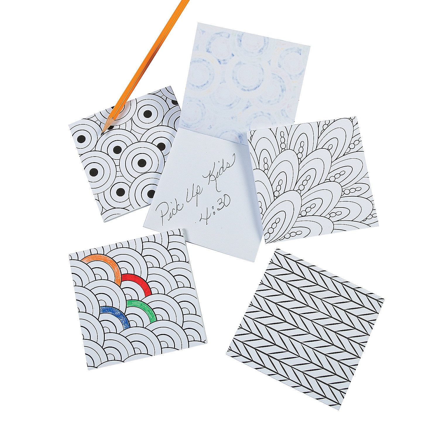 Color Your Own Doodle Notepads - Craft Kits - 24 Pieces - Walmart.com