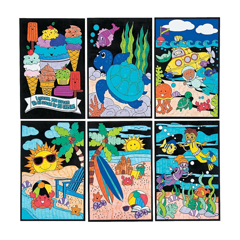 colour your own poster