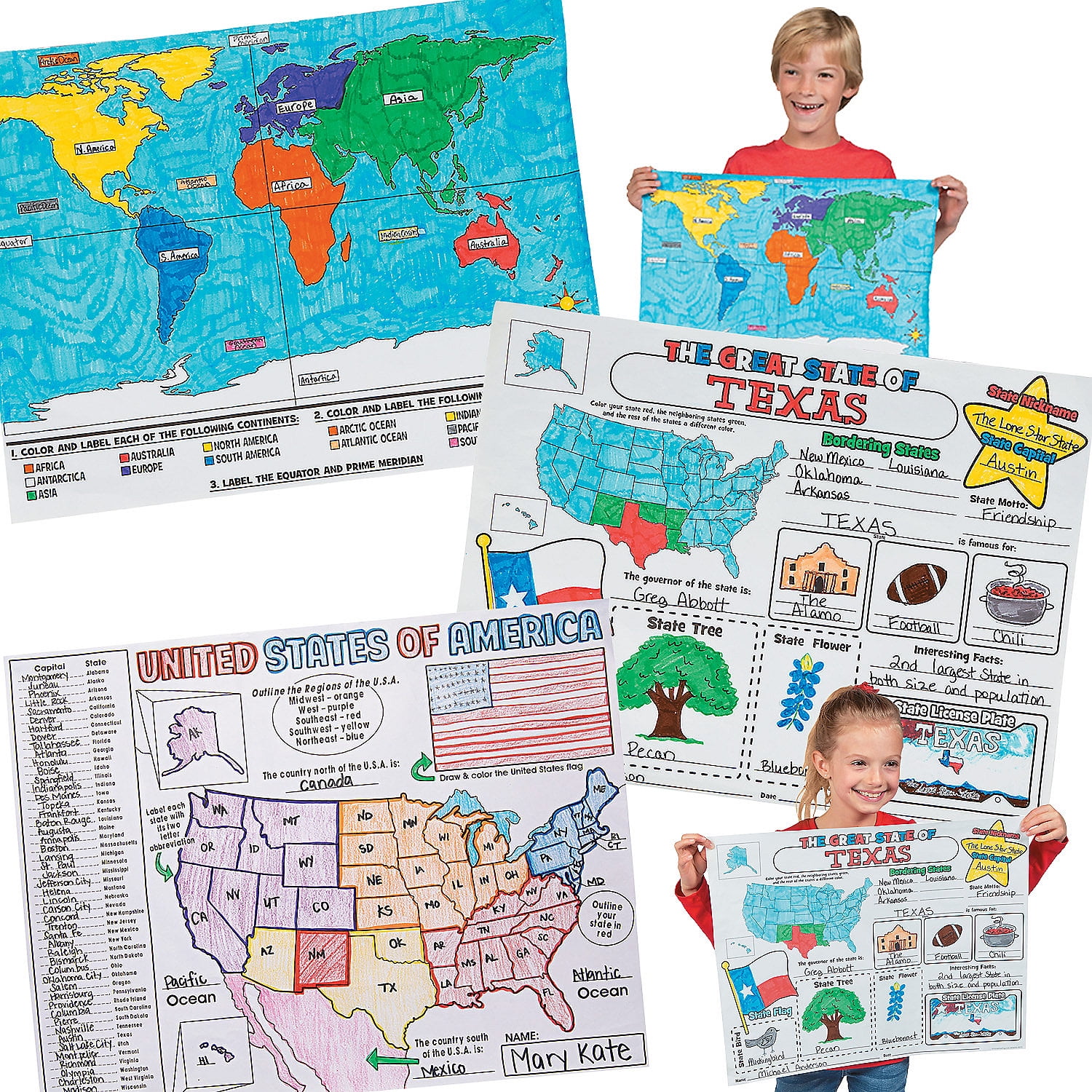 Geography Posters Geography Charts Stretched Canvas Prints Wall Art