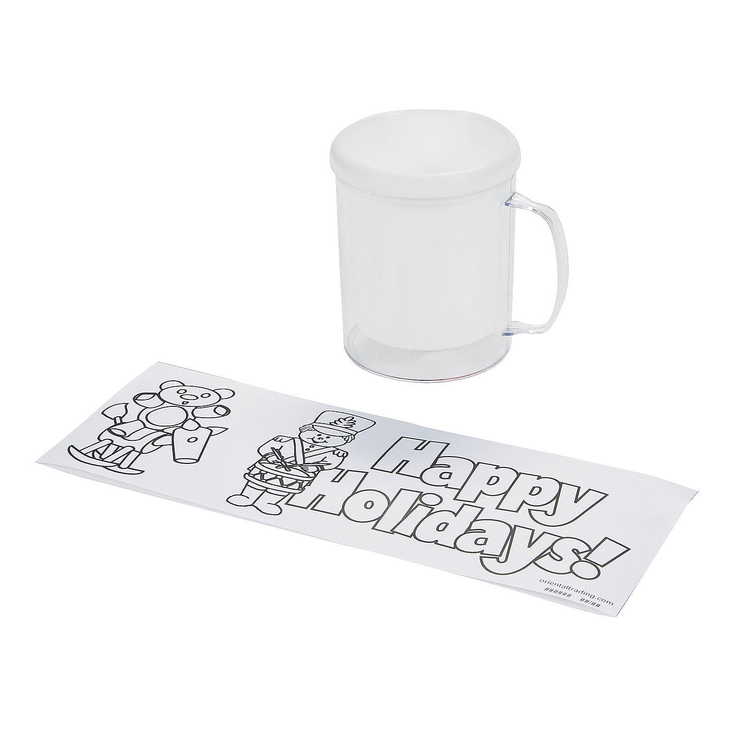 DIY Paint Your Own Holiday Artist Coffee Mugs - Craft Kits - 12 Pieces ...