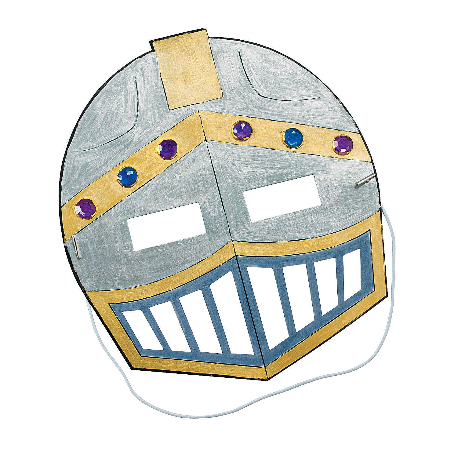Color Your Own Knight Mask Craft Kit- Craft Kits - 12 Pieces - Walmart.com