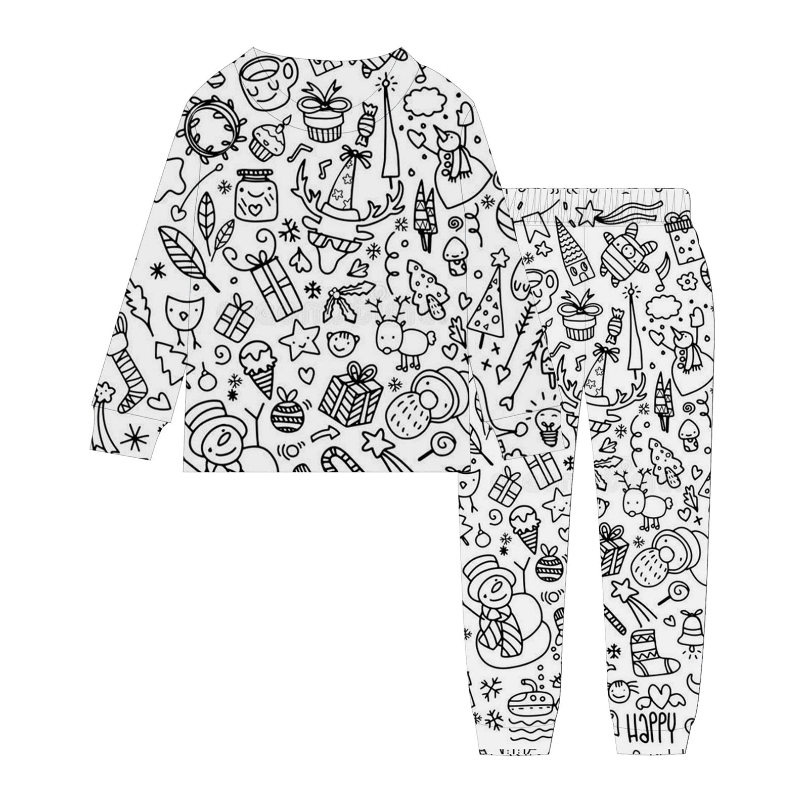 Color Your Own Pajamas – Farmhouse Friends with Fabric Markers – PJ Set ...