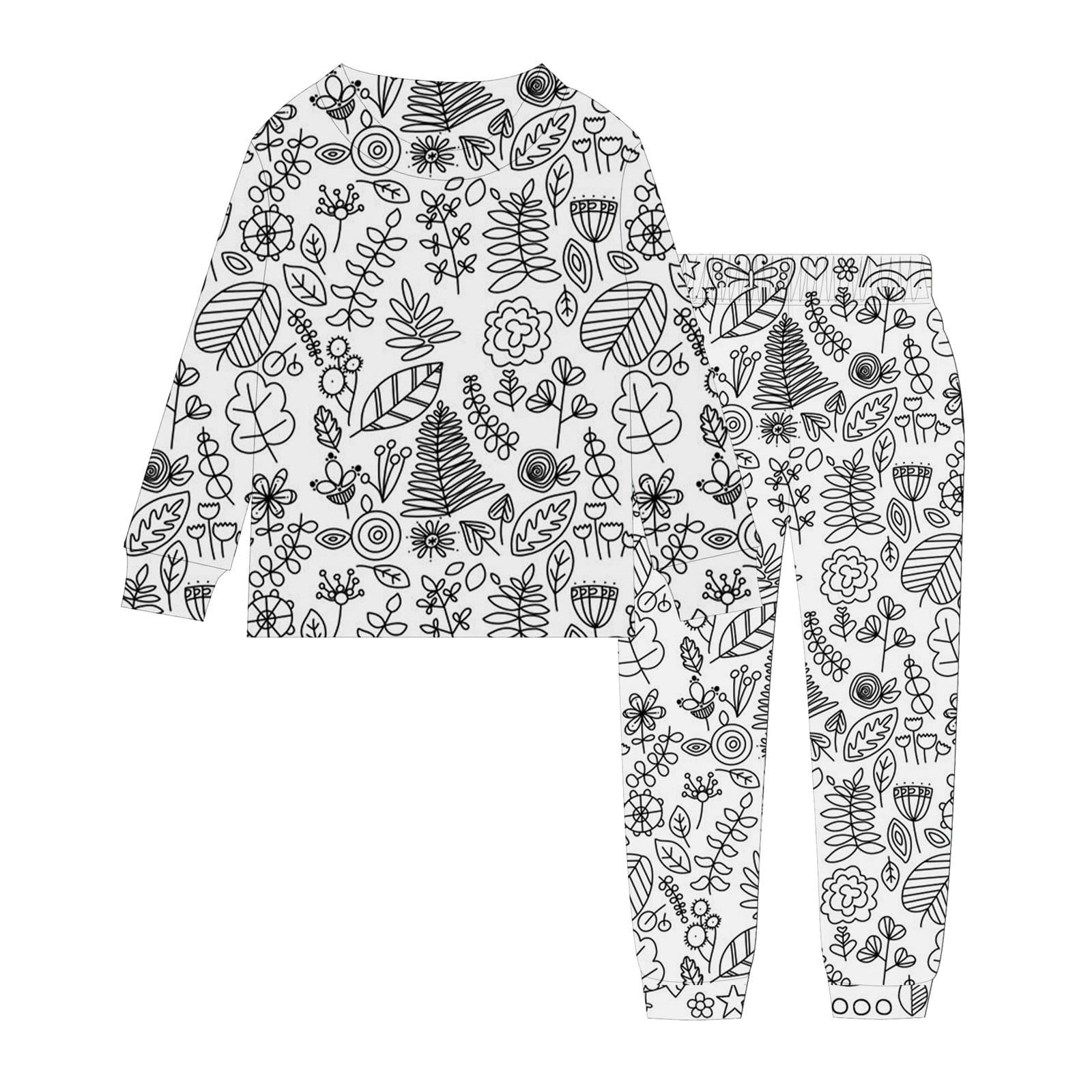 Color Your Own Pajamas – Farmhouse Friends with Fabric Markers – PJ Set ...