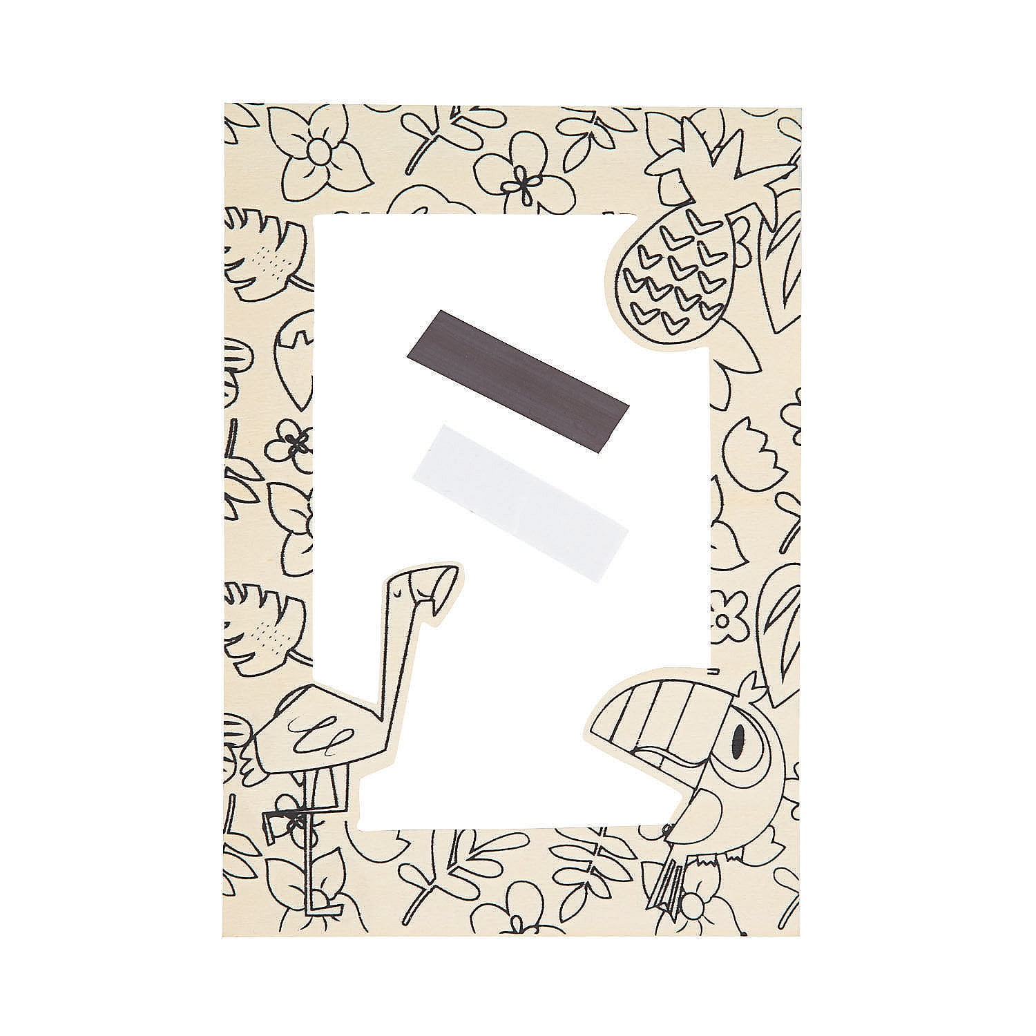 Color Your Own Tropical Picture Frame Magnets, Craft Kits, Misc CYO ...