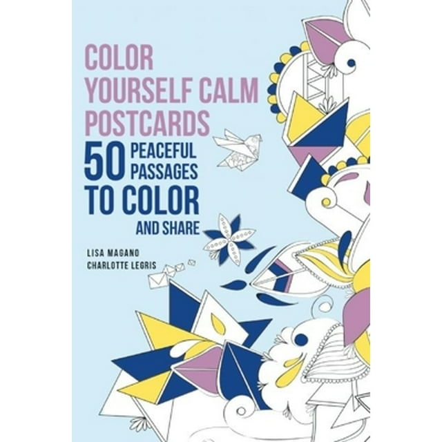 Pre-Owned Color Yourself Calm Postcards: 50 Peaceful Passages to Color ...
