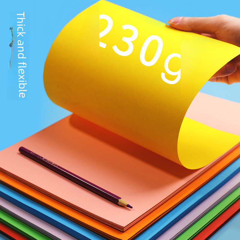 Color a4 paper hard cardboard hand model paper 230g color cardboard greeting card cardboard ...