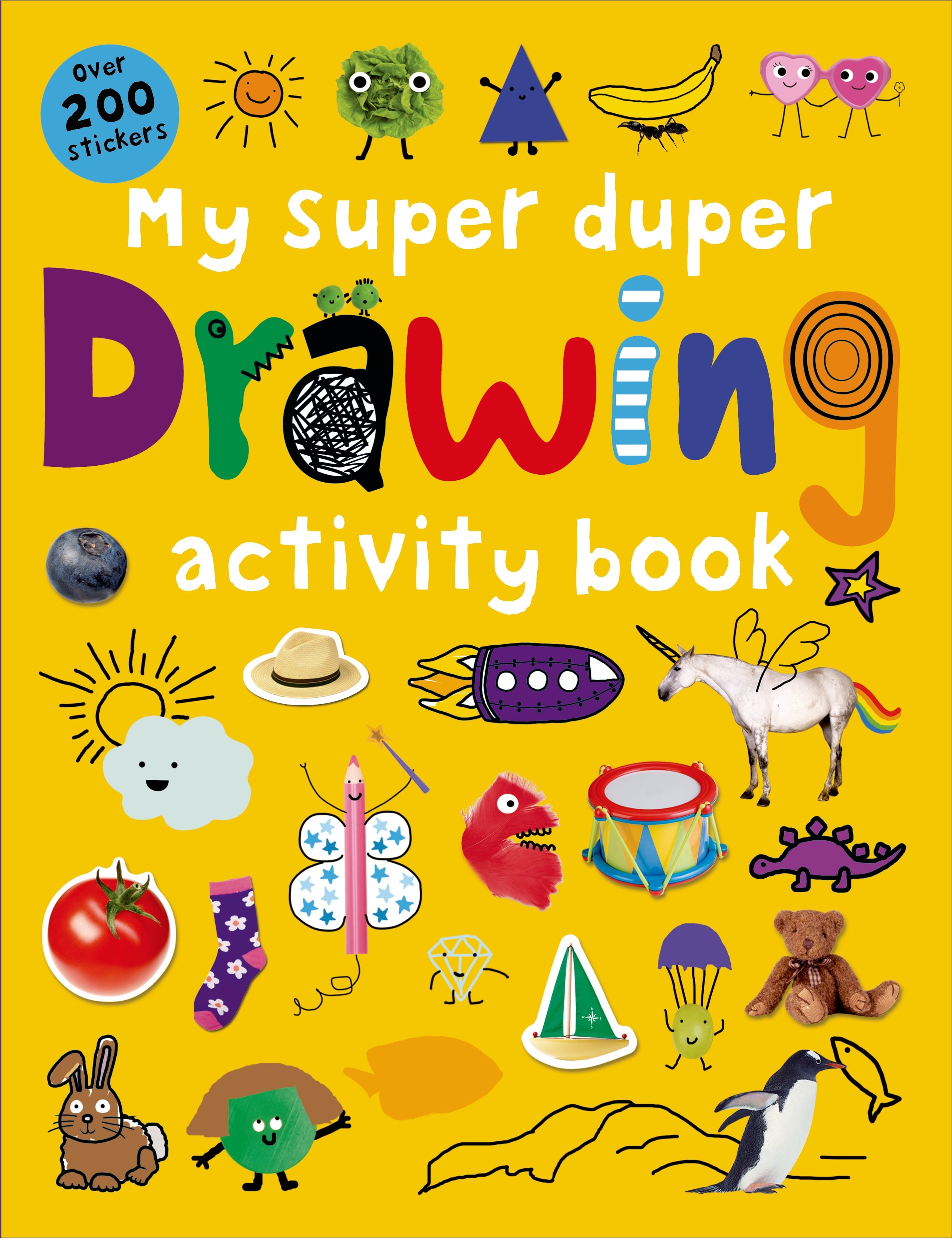 Color and Activity Books: My Super Duper Drawing Activity Book : With ...