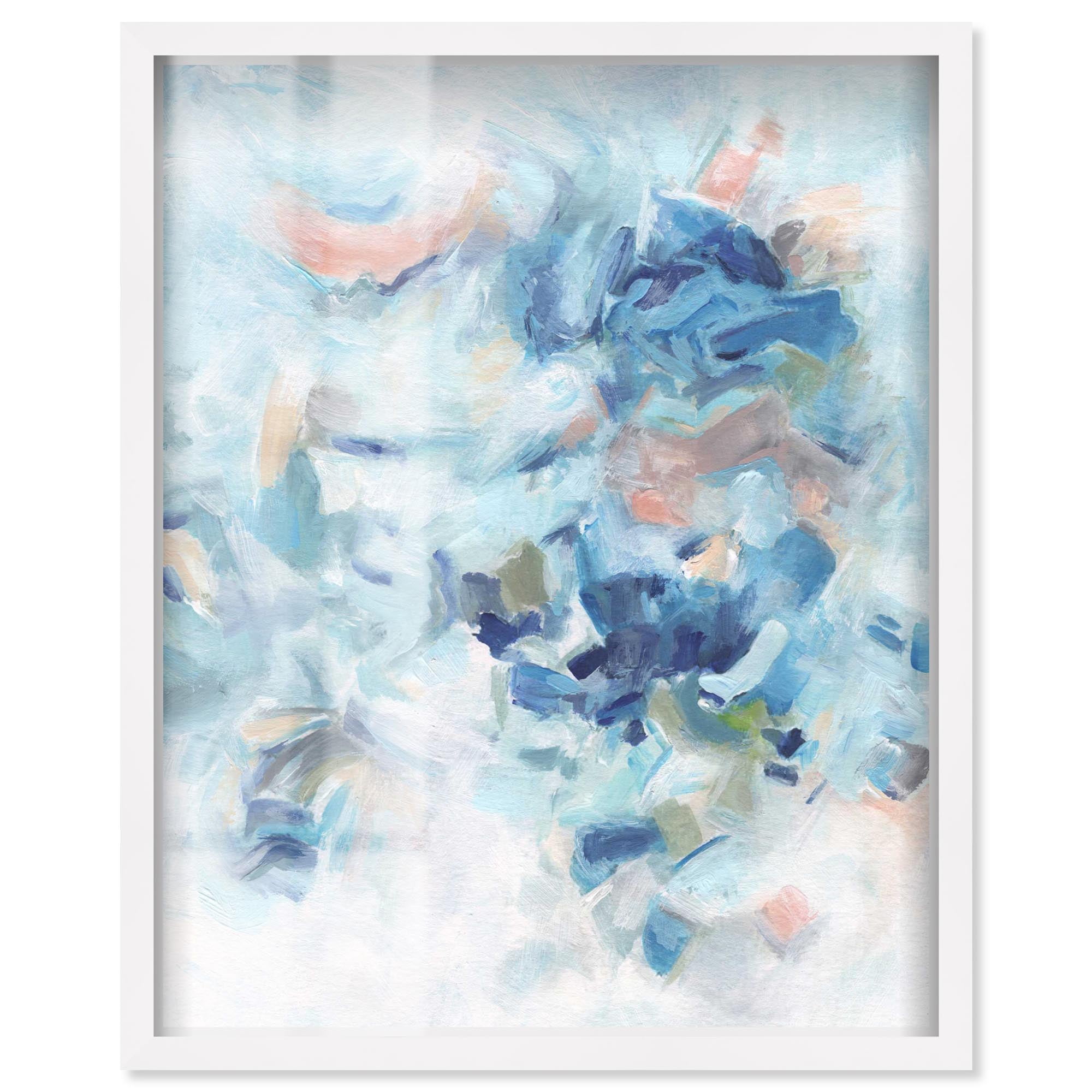 Color and Atmosphere Shadowbox Print Blue Wall Decor by Art Remedy ...