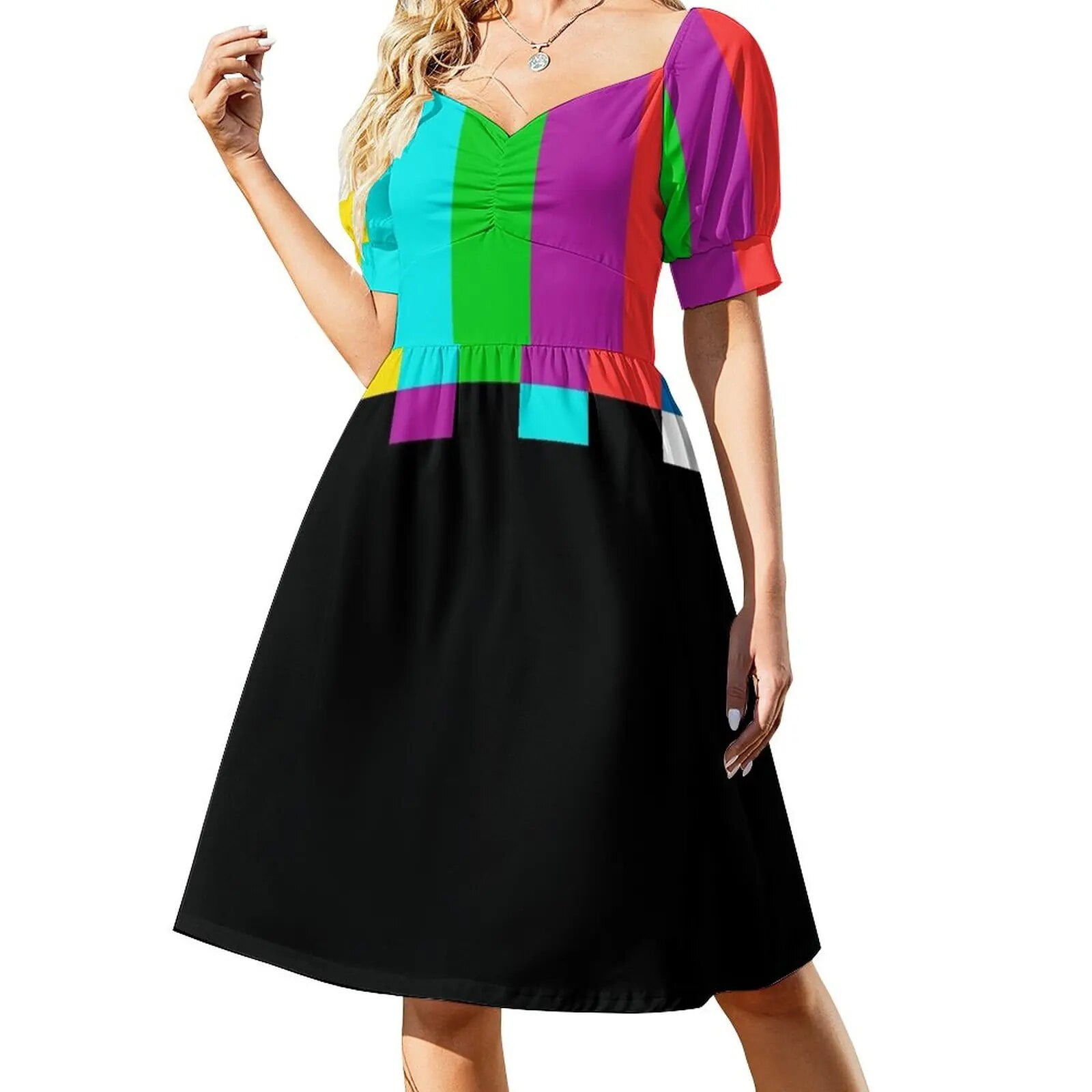 Color bars tv Dress summer dress women's clothing summer 2024 novelties ...
