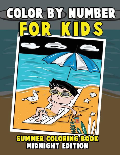 Summer Camp Activity Books Color by Number for Kids: Summer Coloring ...